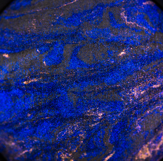 MAC Blue Sheen Mineralize Eyeshadow Review & Swatches