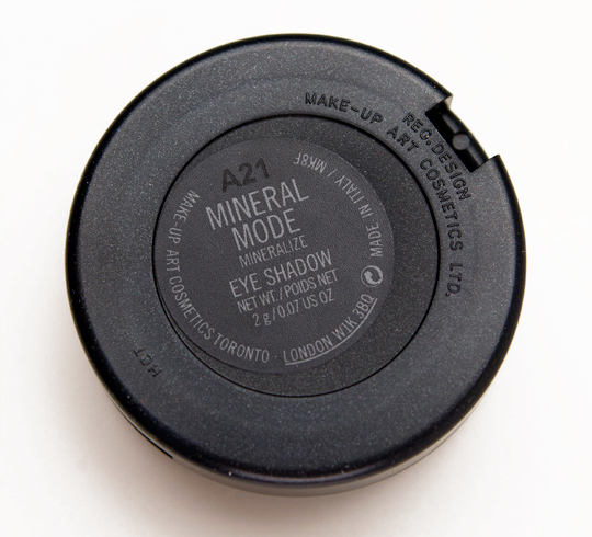 MAC Mineral Mode Mineralize Eyeshadow Review & Swatches