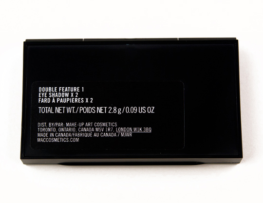 MAC Double Feature #1 Eyeshadow Duo Review & Swatches