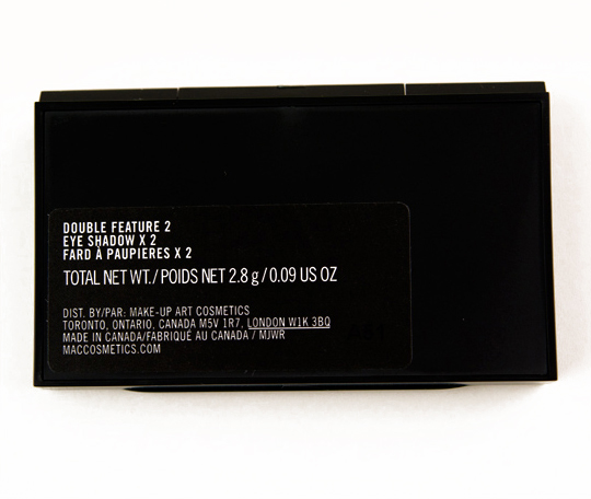 MAC Double Feature #2 Eyeshadow Duo Review & Swatches