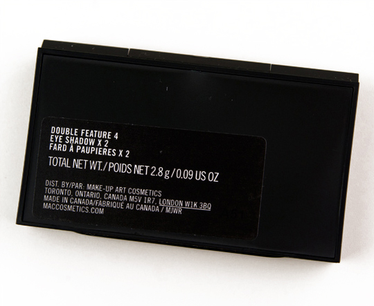 MAC Double Feature #4 Eyeshadow Duo Review & Swatches