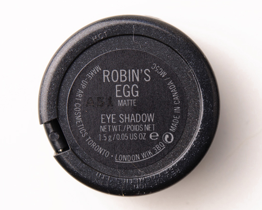 MAC Robin's Egg Eyeshadow Review & Swatches