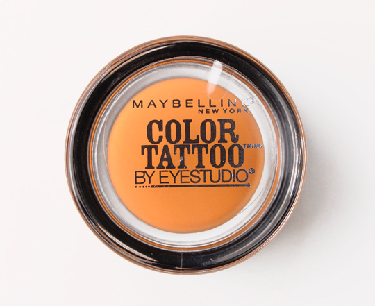 Maybelline Fierce & Tangy Color Tattoo 24 Hour Eyeshadow Review & Swatches