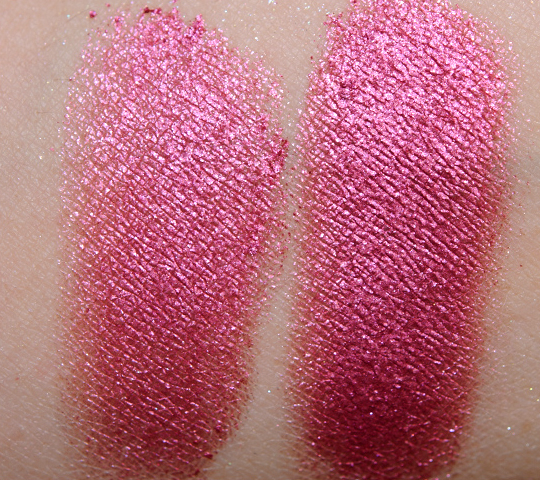 MAC Moon Rose Crushed Metallic Pigment Review & Swatches