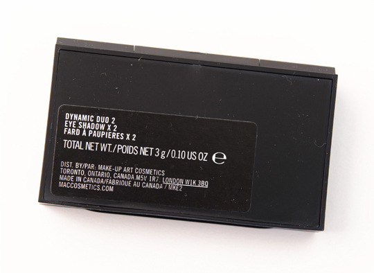 MAC Dynamic Duo 2 Eyeshadow Duo Review & Swatches