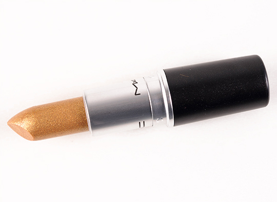 MAC Ruffian Gold Lipstick Review & Swatches