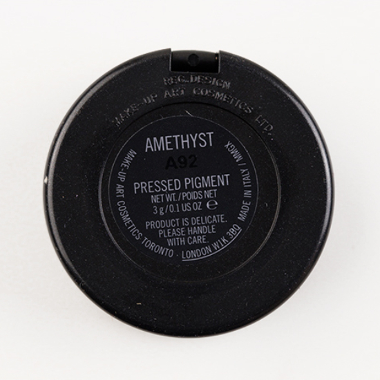 MAC Amethyst Pressed Pigment Review & Swatches