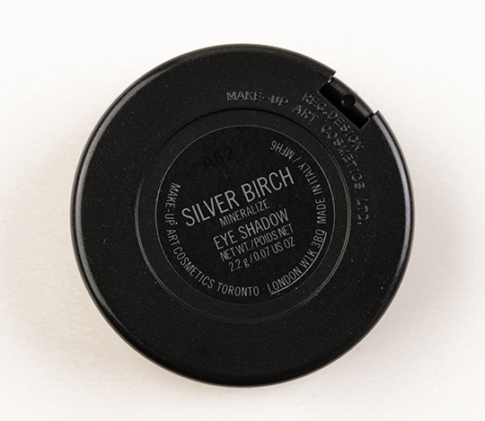 MAC Silver Birch Mineralize Eyeshadow Review & Swatches