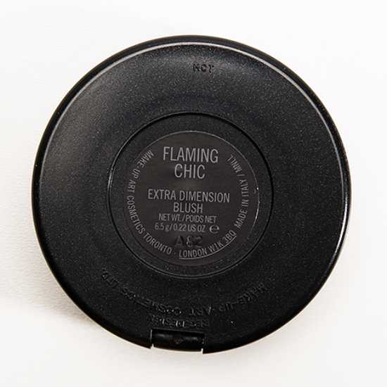 MAC Flaming Chic Extra Dimension Blush Review & Swatches