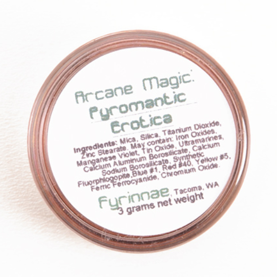 Fyrinnae Pyromantic Erotica Arcane Magic Eyeshadow Review & Swatches