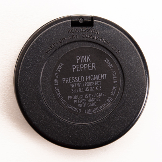 MAC Pink Pepper Pressed Pigment Review & Swatches