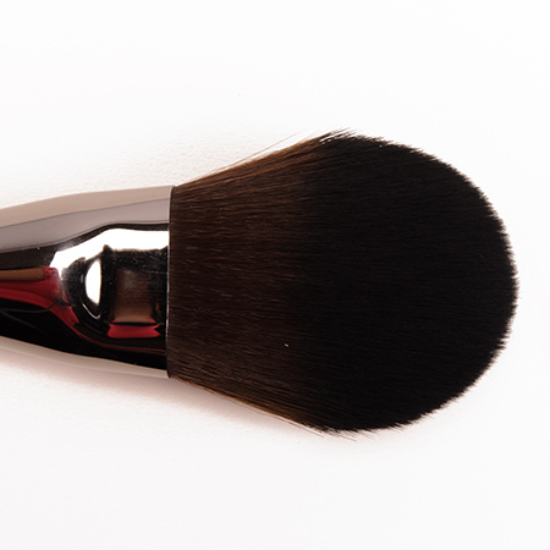 Make Up For Ever #128 Precision Powder Brush • Brush Review & Swatches