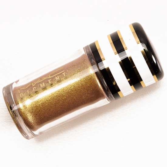MAC Old Gold Pigment Review & Swatches