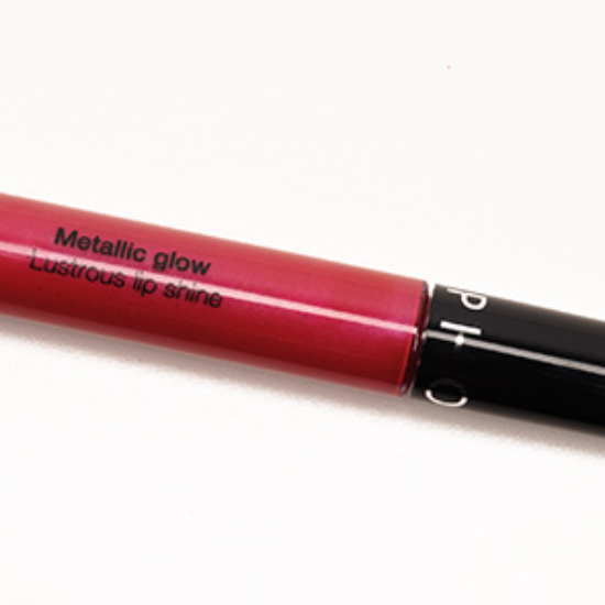 Sephora Red Glow Metallic Glow Lustrous Lip Shine Review & Swatches