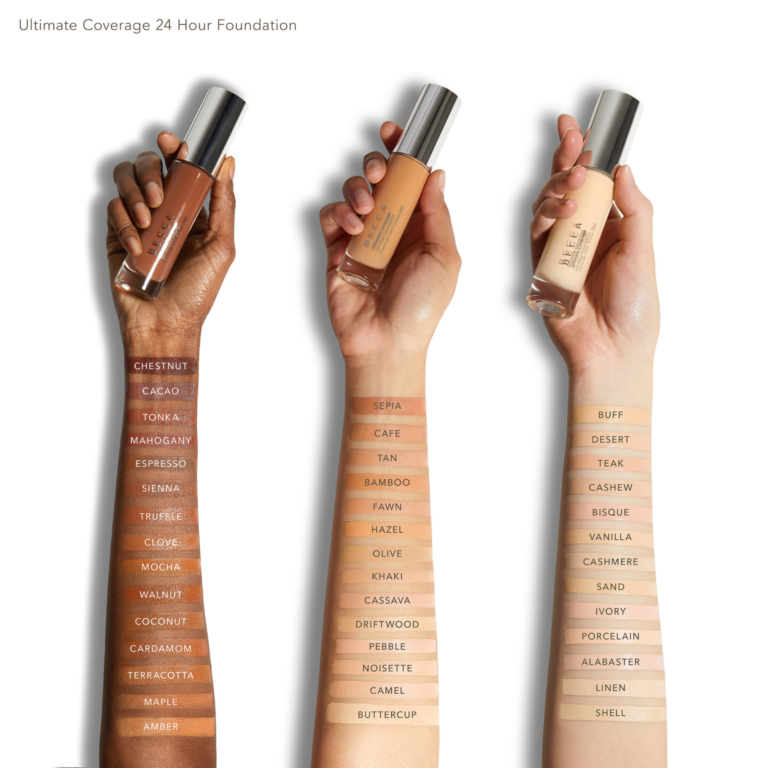 Becca Ultimate Coverage Complexion Crème • Foundation Review & Swatches