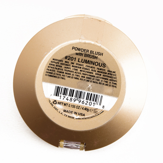 Milani Luminous Minerals Blush Review & Swatches