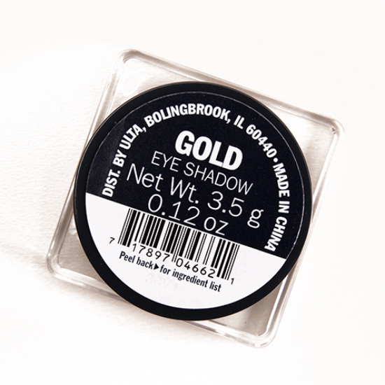 Ulta Gold Brilliant Color Eyeshadow Review & Swatches