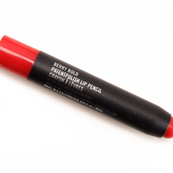 MAC Berry Bold Patentpolish Lip Pencil Review & Swatches