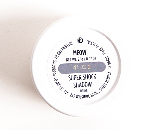 ColourPop Meow Super Shock Shadow Review & Swatches