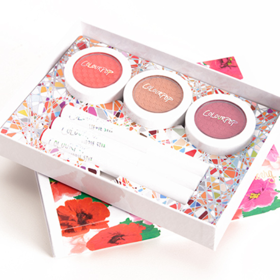 ColourPop In Bloom Lip & Cheek Set Review & Swatches