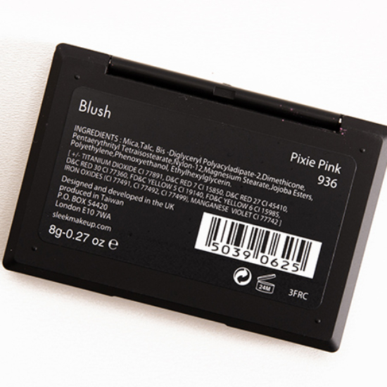 Sleek MakeUP Pixie Pink Blush Review & Swatches