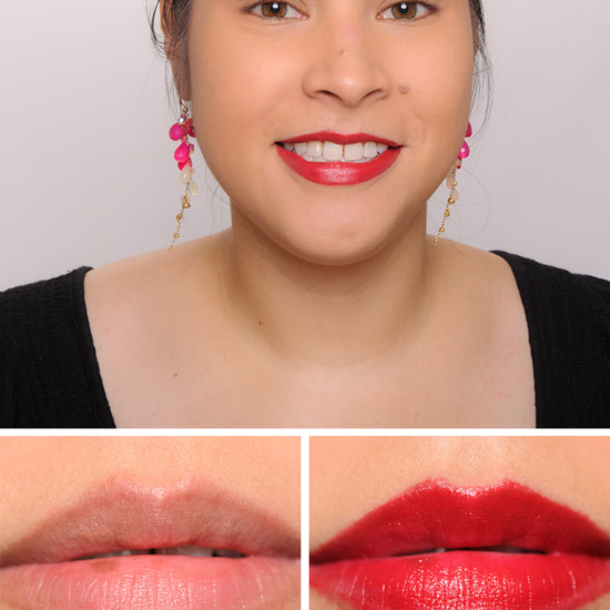 MAC Brave Red Guo Pei Lipstick Review & Swatches
