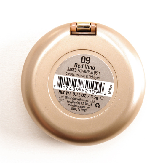 Milani Red Vino Baked Blush Review & Swatches