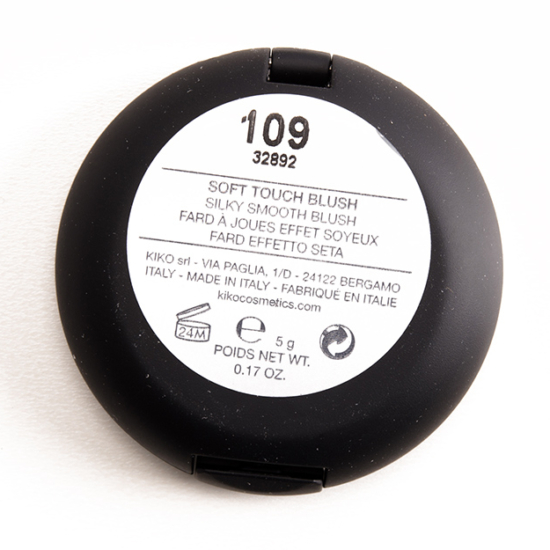 KIKO 109 Candy Rose Soft Touch Blush Review & Swatches