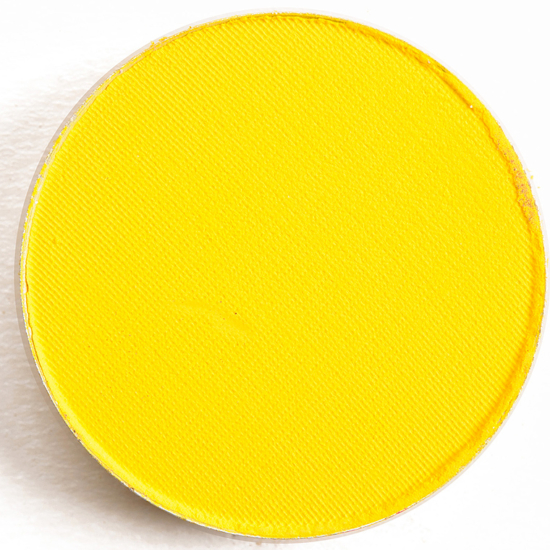 MAC Chrome Yellow Eyeshadow Review & Swatches