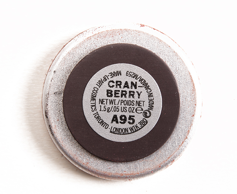 MAC Cranberry Eyeshadow Review & Swatches