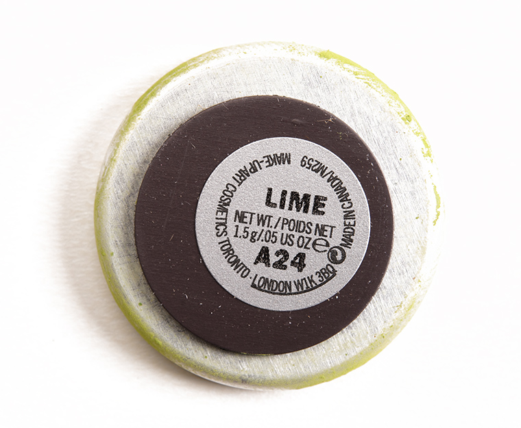 MAC Lime Eyeshadow Review & Swatches