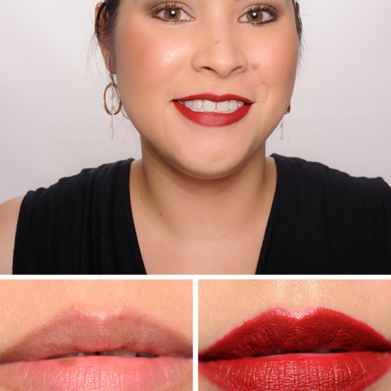 MAC Retro Rouge Charlotte Olympia Lipstick Review & Swatches