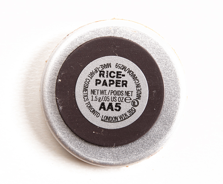 MAC Ricepaper Eyeshadow Review & Swatches