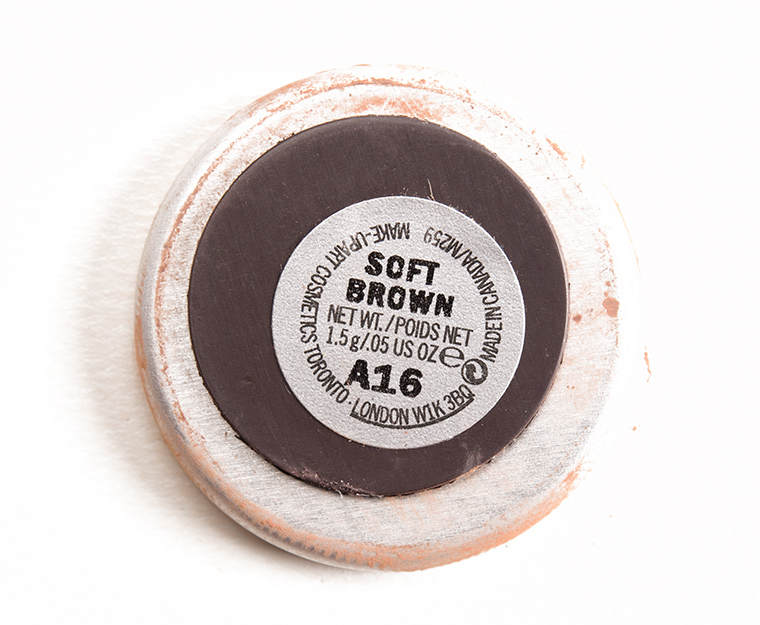 MAC Soft Brown Eyeshadow Review & Swatches
