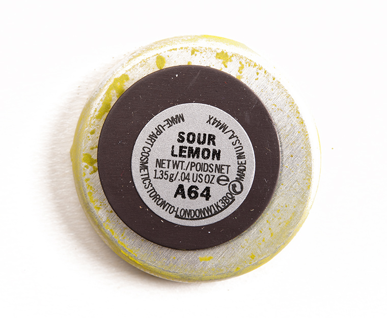 MAC Sour Lemon Eyeshadow Review & Swatches