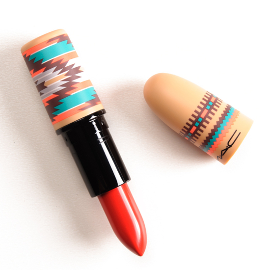 MAC Painted Sunset Lipstick Review & Swatches