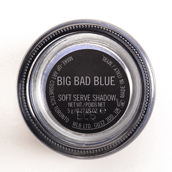 MAC Big Bad Blue Soft Serve Shadow Review & Swatches
