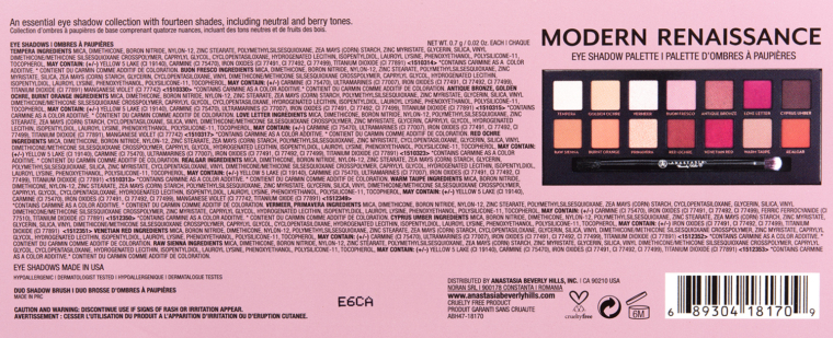 Anastasia Modern Renaissance Eyeshadow Palette Review & Swatches