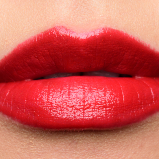 MAC Dare You, Lady Bug, Brave Red Lipsticks Reviews, Photos, Swatches