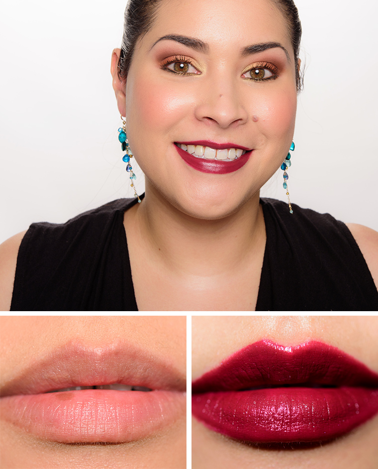 MAC Dark Side Lipstick Review & Swatches