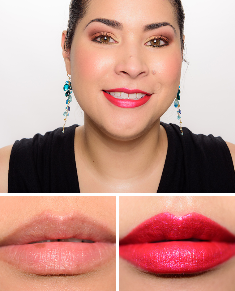 MAC Fusion Pink Lipstick Review & Swatches