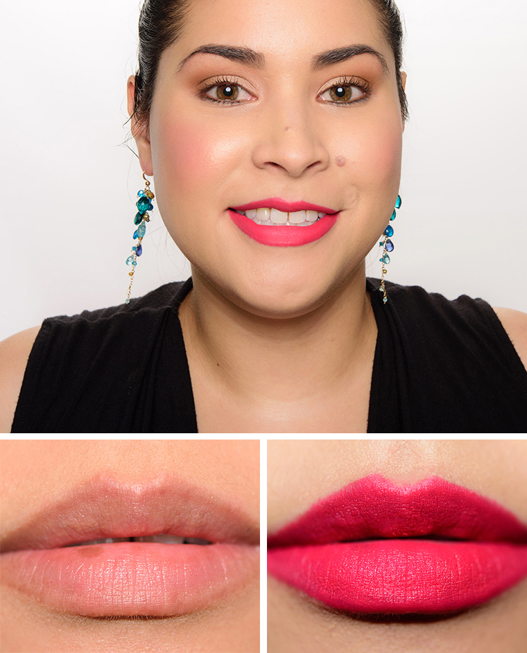 MAC Relentlessly Red Lipstick Review & Swatches