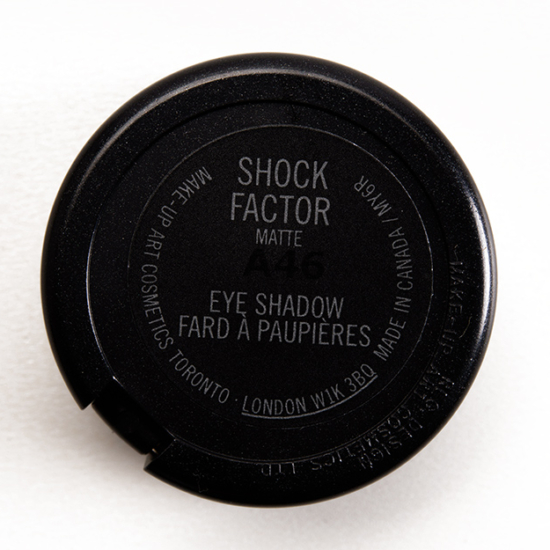 MAC Shock Factor Eyeshadow Review & Swatches