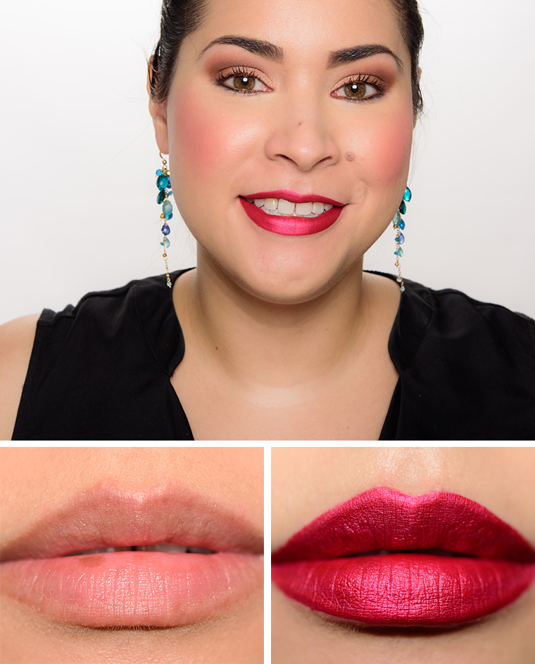 Milani Mattely In Love (06) Amore Metallics Lip Crème Review & Swatches