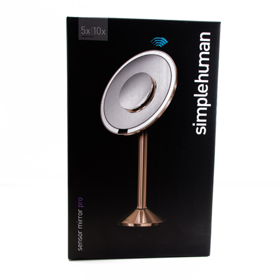 simplehuman Rose Gold Sensor Mirror Pro Review & Swatches