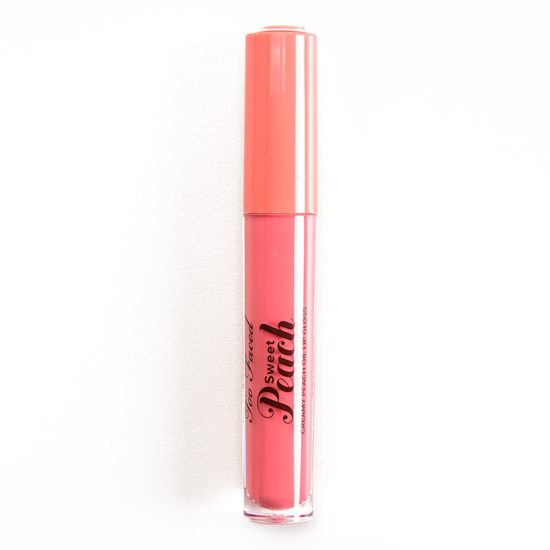 Too Faced Peach Tease Sweet Peach Creamy Peach Oil Lip Gloss Review ...