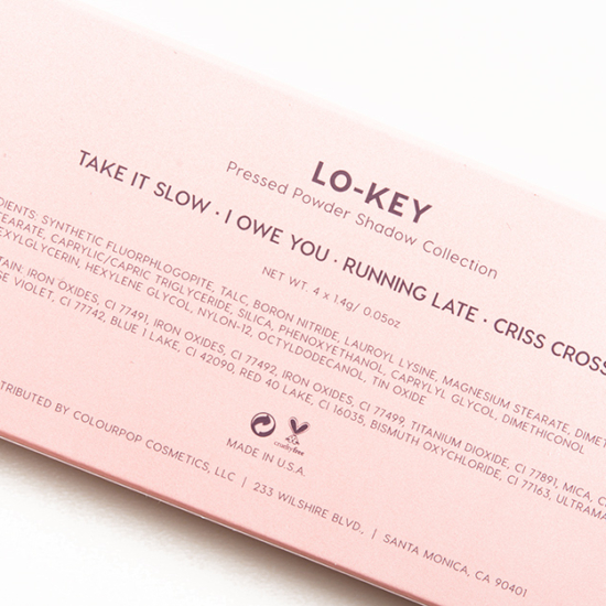 ColourPop Lo-Key Pressed Powder Shadow Palette Review, Photos, Swatches