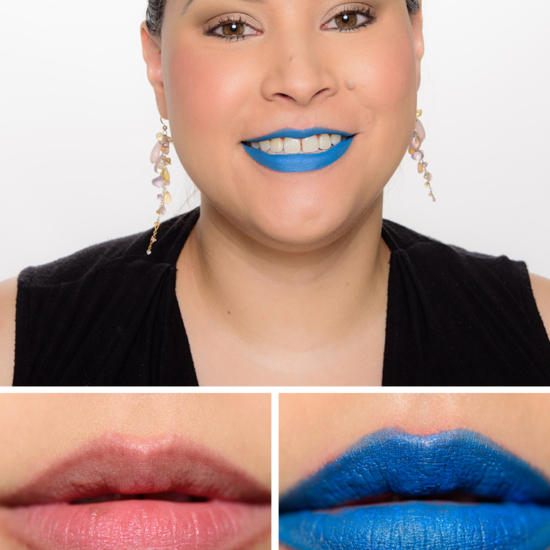 MAC Blue Bang Lipstick Review & Swatches
