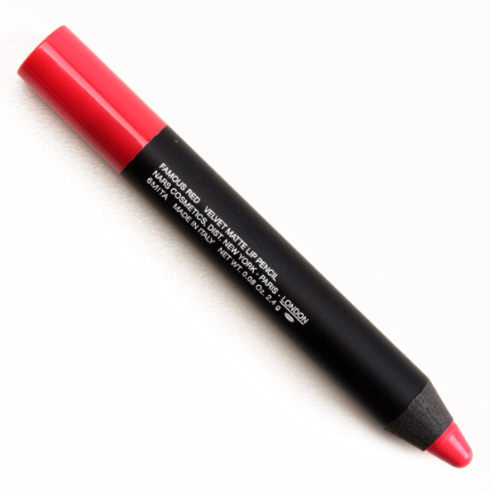 NARS Famous Red Velvet Matte Lip Pencil Review & Swatches