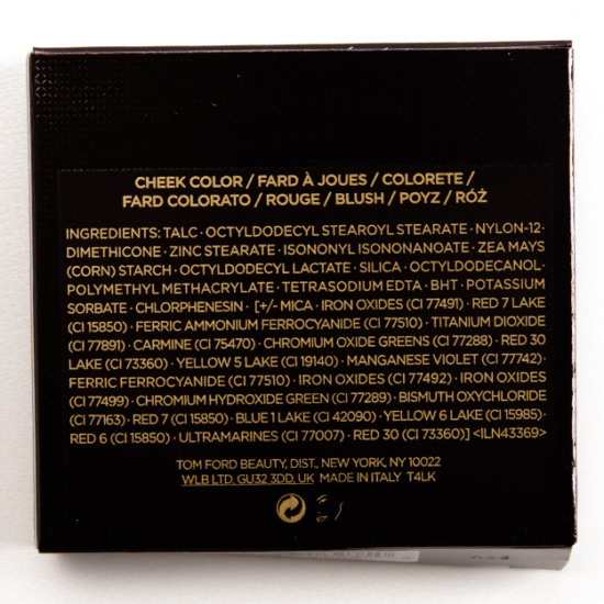 Tom Ford Beauty Gratuitous Cheek Color Review & Swatches